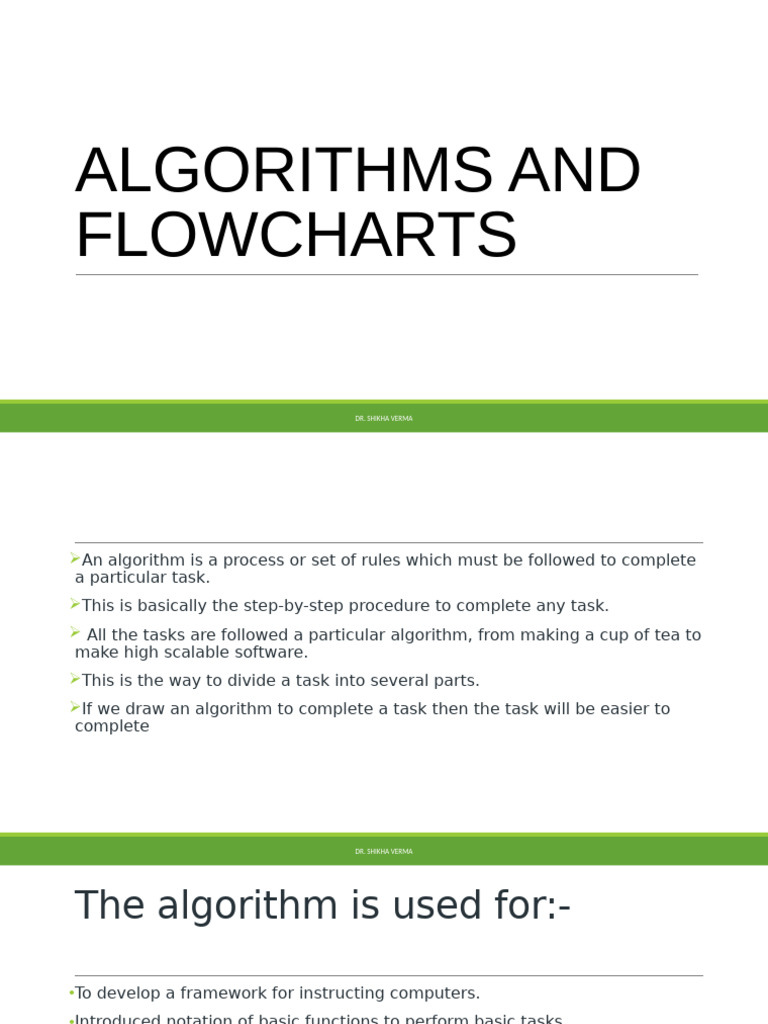 6 Algorithms And Flowcharts Pdf Algorithms Computing
