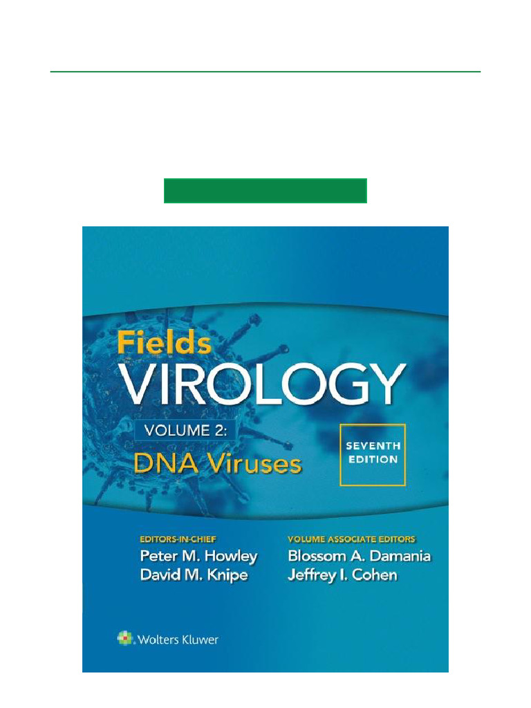 Fields Virology DNA Viruses, 7th Edition Full PDF Download | PDF ...