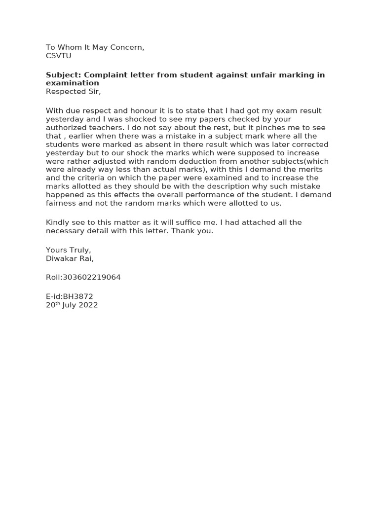 Application Fair Marking | PDF