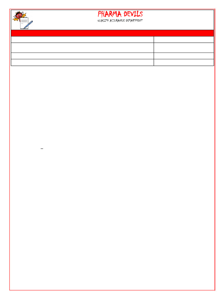 SOP For Competency Level Evaluation of Quality Assurance and Quality ...