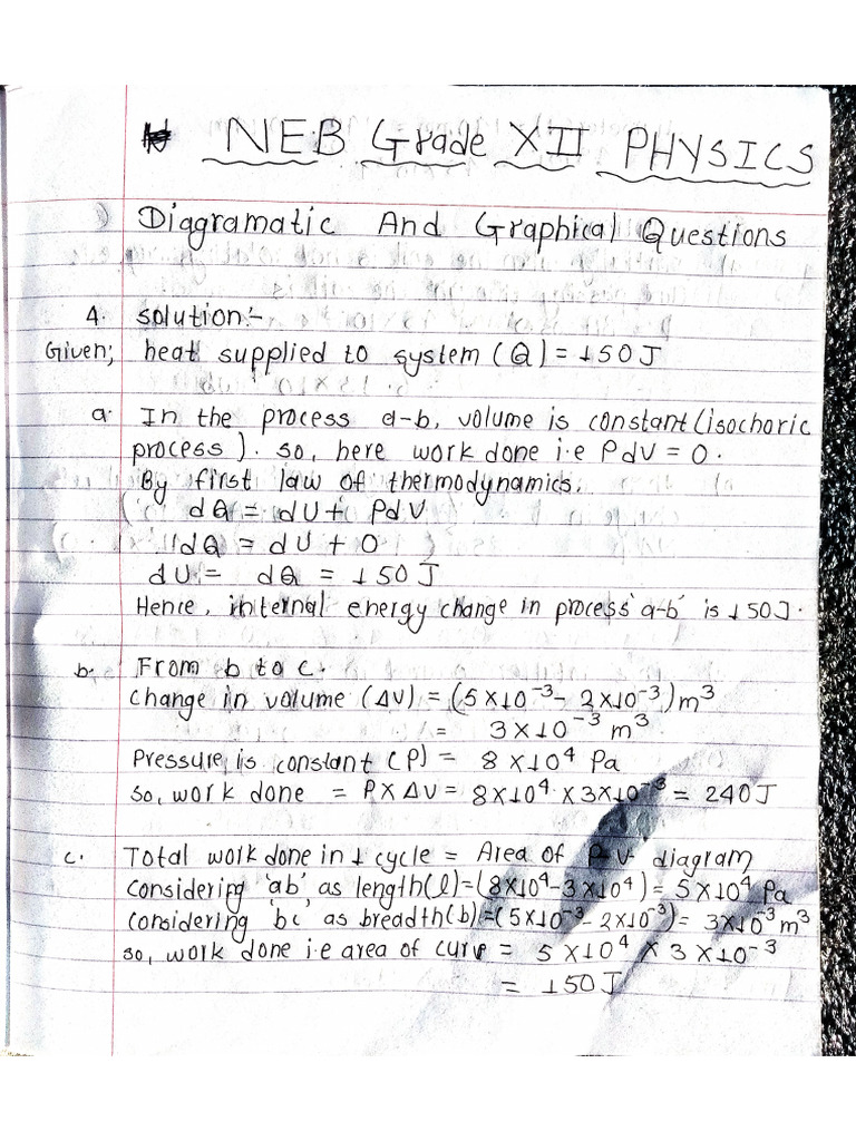 Diagramatic Questions Solution | PDF