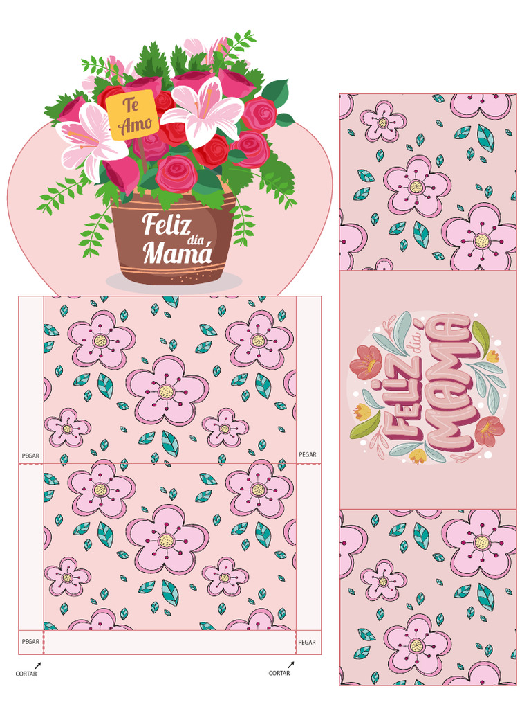 1 Modelo Caja Dia Mama | PDF