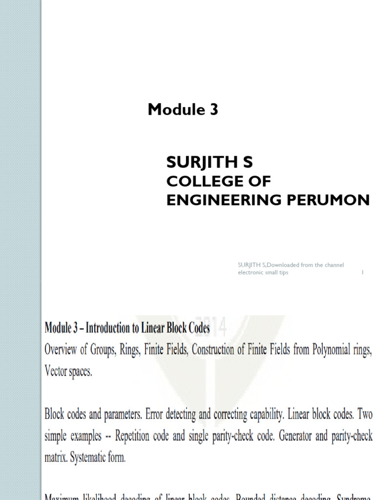 ITC ECT 306 Module 3 (2019 Scheme) | PDF | Algorithms | Computer Science