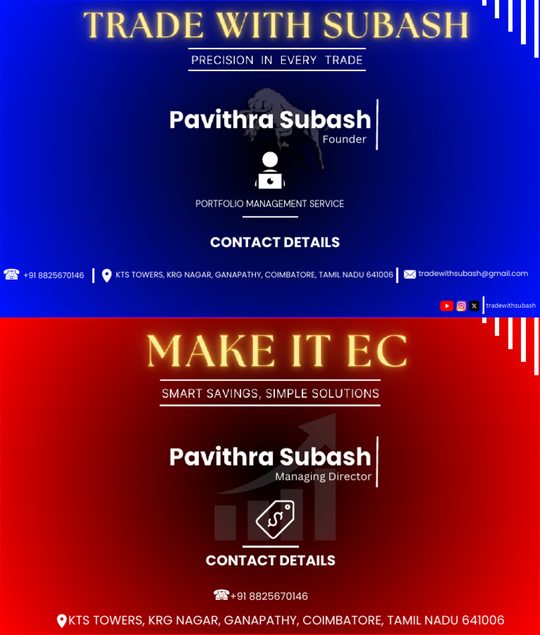 Pavithra Subash Business Card | PDF