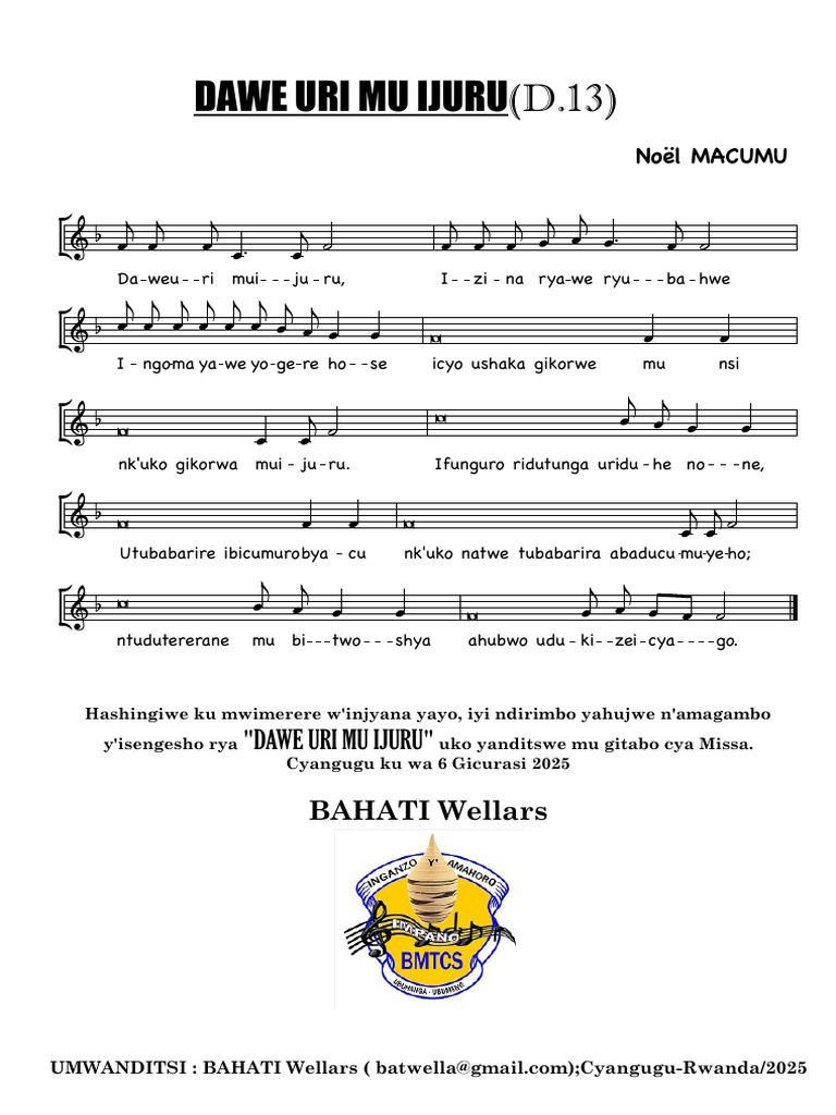 DAWE URI MU IJURU | PDF