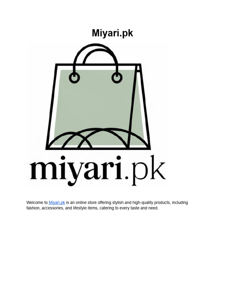 Miyari.pk | PDF