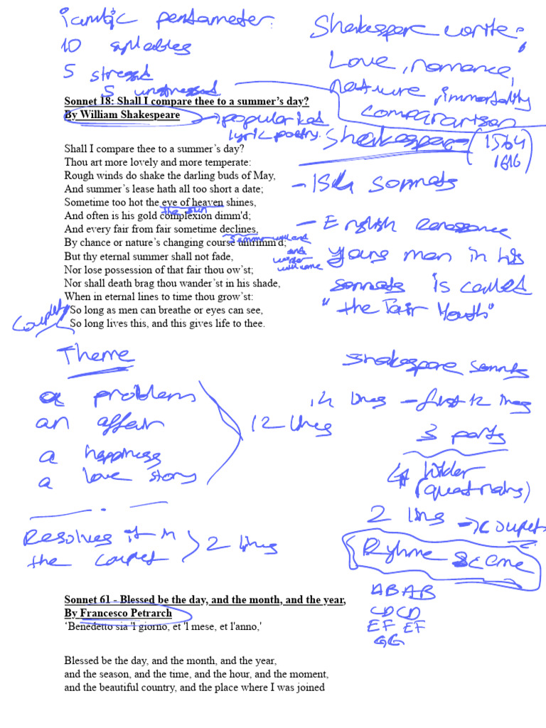 Elit Sonet | PDF | Stanzaic Form | Composition & Creative Writing