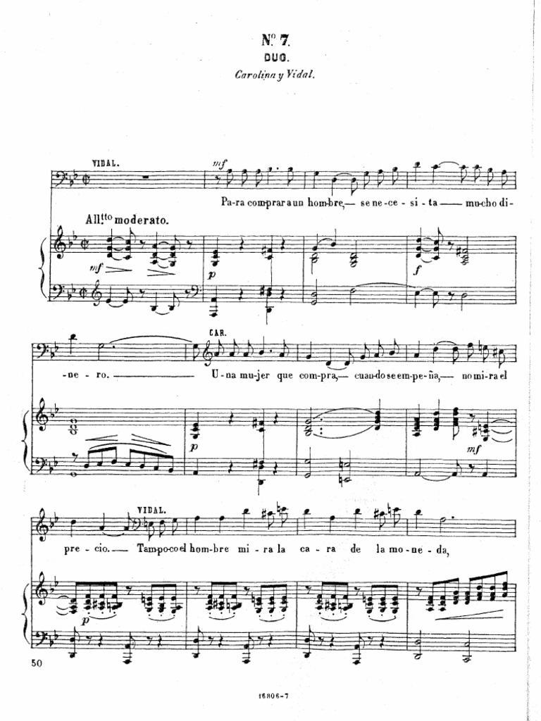 Duo Carolina y Vidal (Barítono y Soprano) | PDF