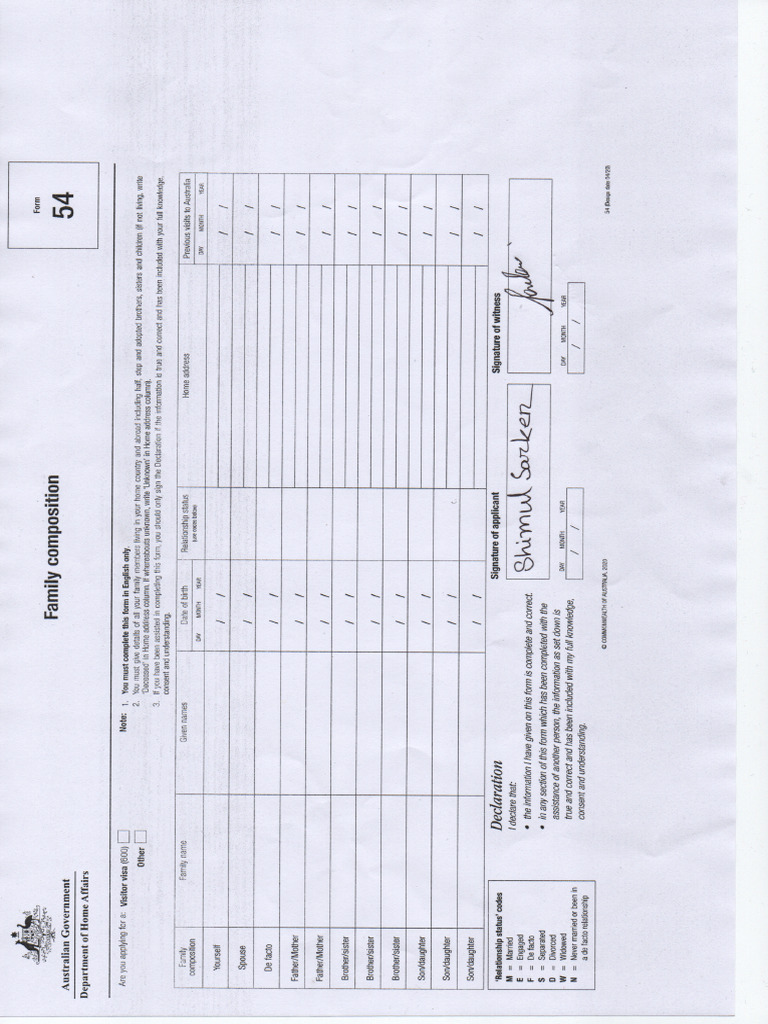 Family Composition | PDF