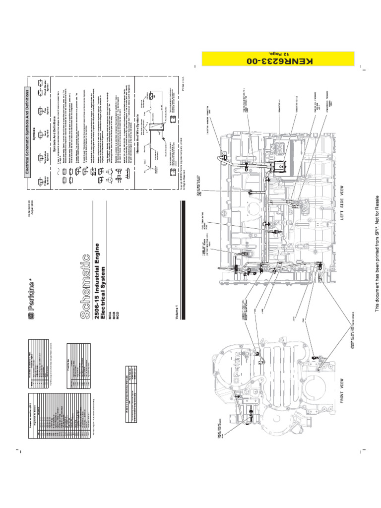 Perkins 2500 Series Drawing | PDF