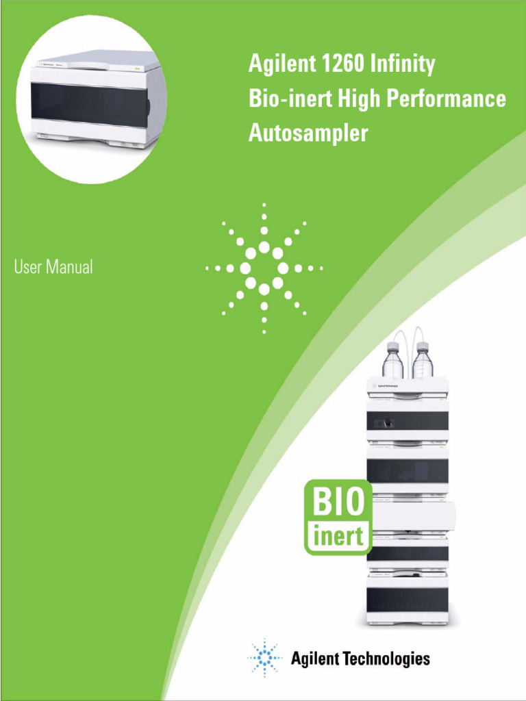 Agilent 1260 Infinity Bio-Inert High Performance Autosampler User ...