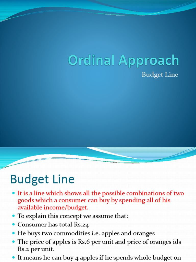 Budget Line | PDF
