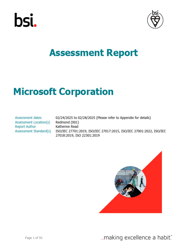 Microsoft 365 - ISO Report (2025) | PDF | Transport Layer Security | Risk