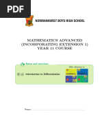 Subject Grade 12 Calculus Notes | PDF | Teaching Methods & Materials