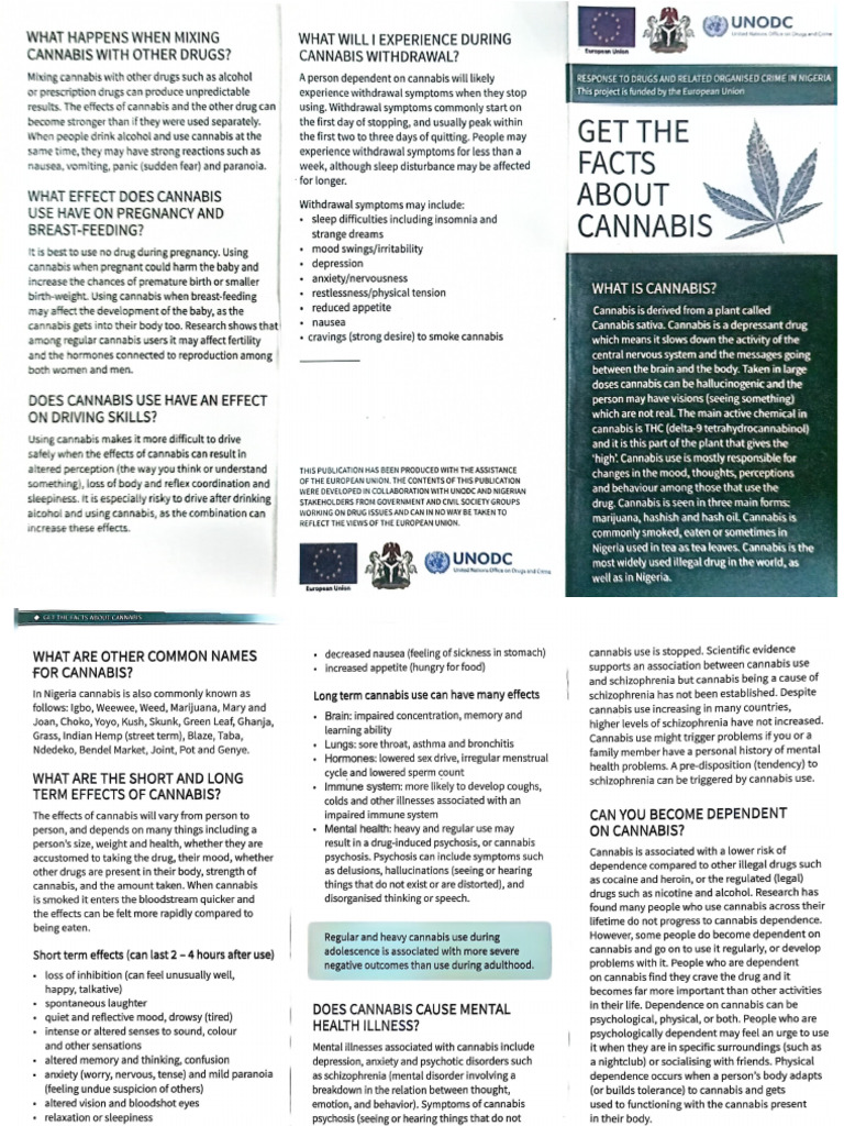 Get The Facts About Cannabis | PDF