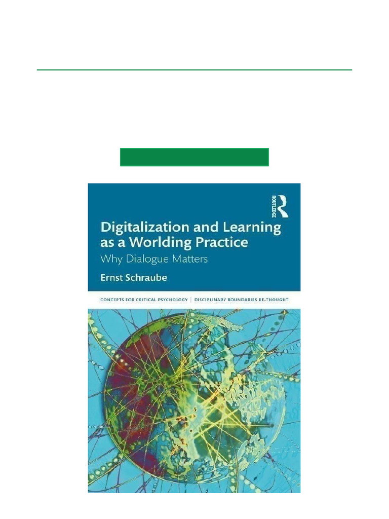 Digitalization and Learning As A Worlding Practice Why Dialogue Matters ...