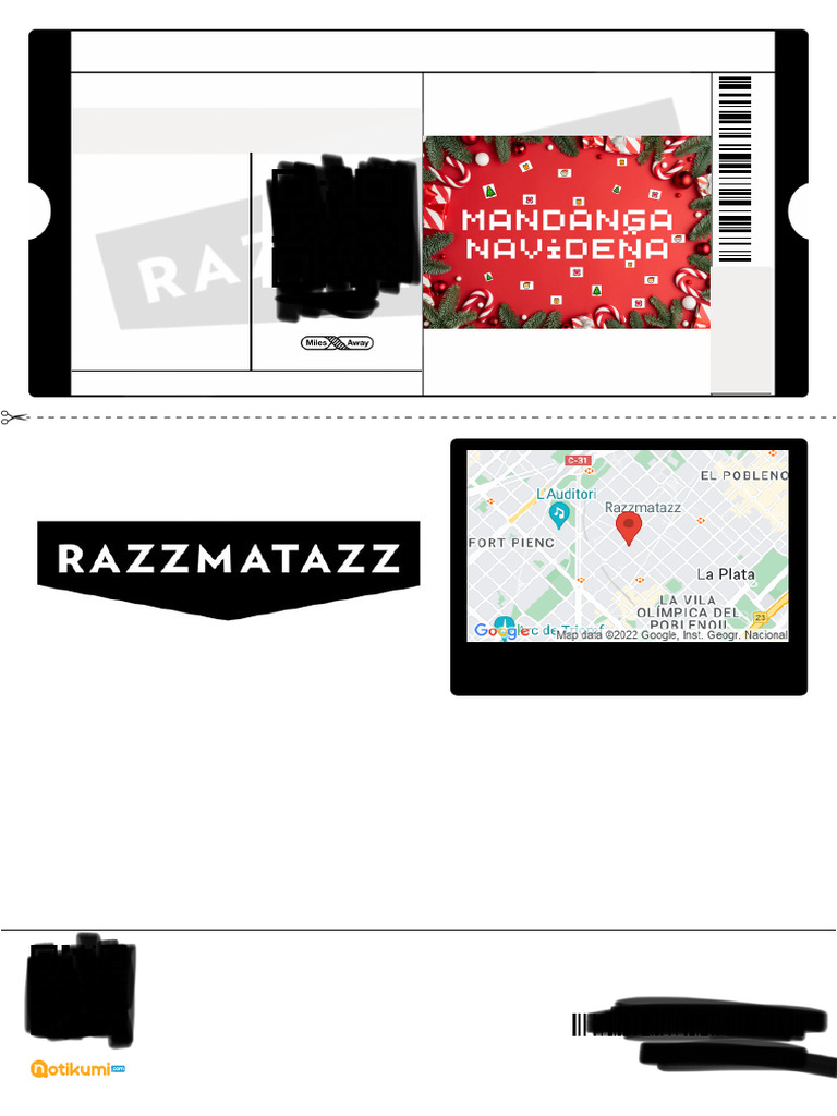 Mandanga de Razzmatazz Ticket 17594335 | PDF