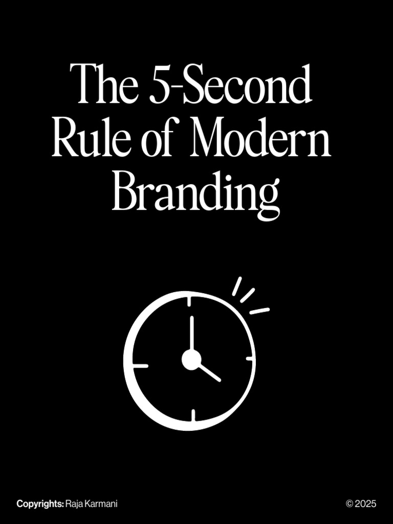 Five Second Rule of Branding | PDF