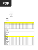 Autoclave Maintenance Log Sheet | PDF