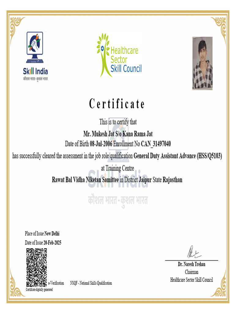 CAN - 31497040 - Mukesh Jat | PDF