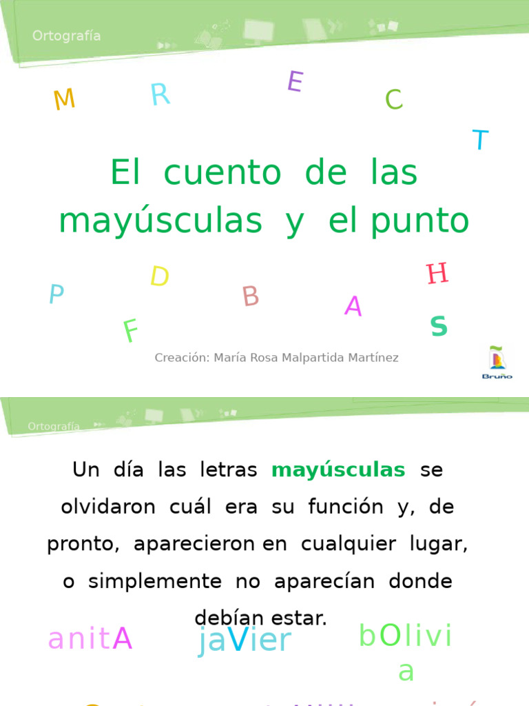(U3) Las Mayúsculas y El Punto | PDF