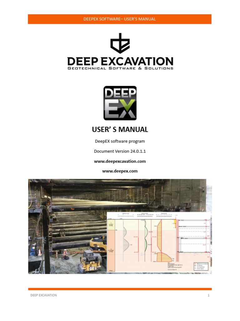 DeepEX Software User's Manual | PDF | Deep Foundation | License