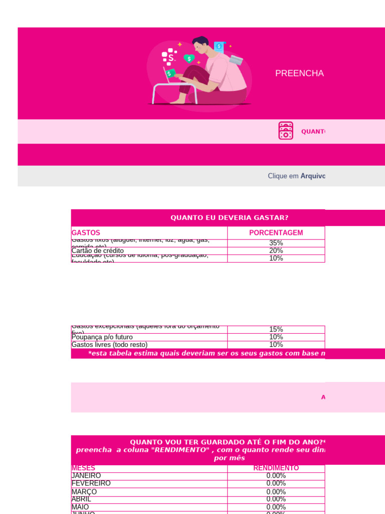 Planejamento Financeiro - Serasa Ensina | PDF