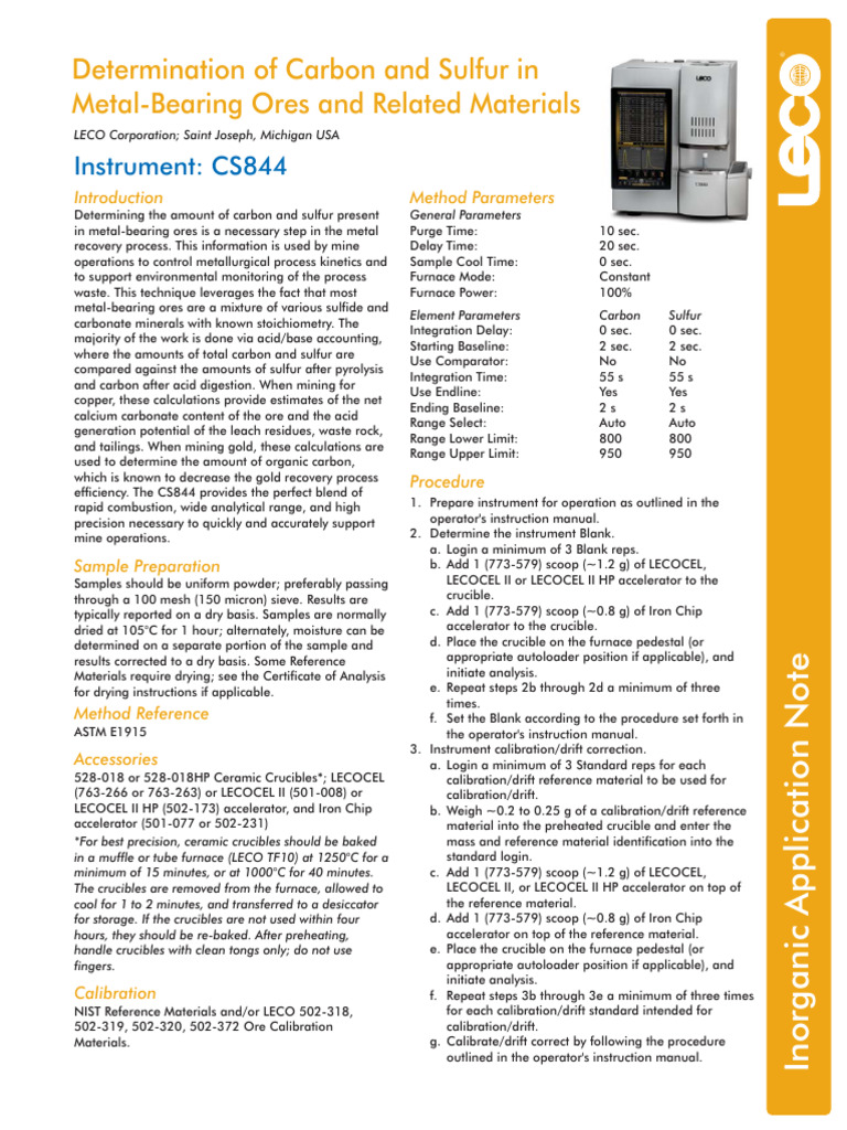 CS844 C-S Metal-Bearing Ores Related Materials 203-821-463 | PDF ...