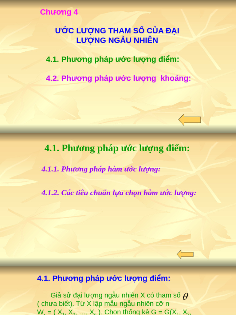 Buoi 8.2 - Uoc Luong Tham So | PDF