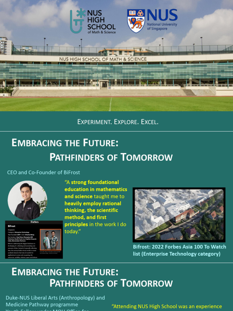 2024 NUSHS Presentation to Vietnam Students and Parents | PDF | Physics