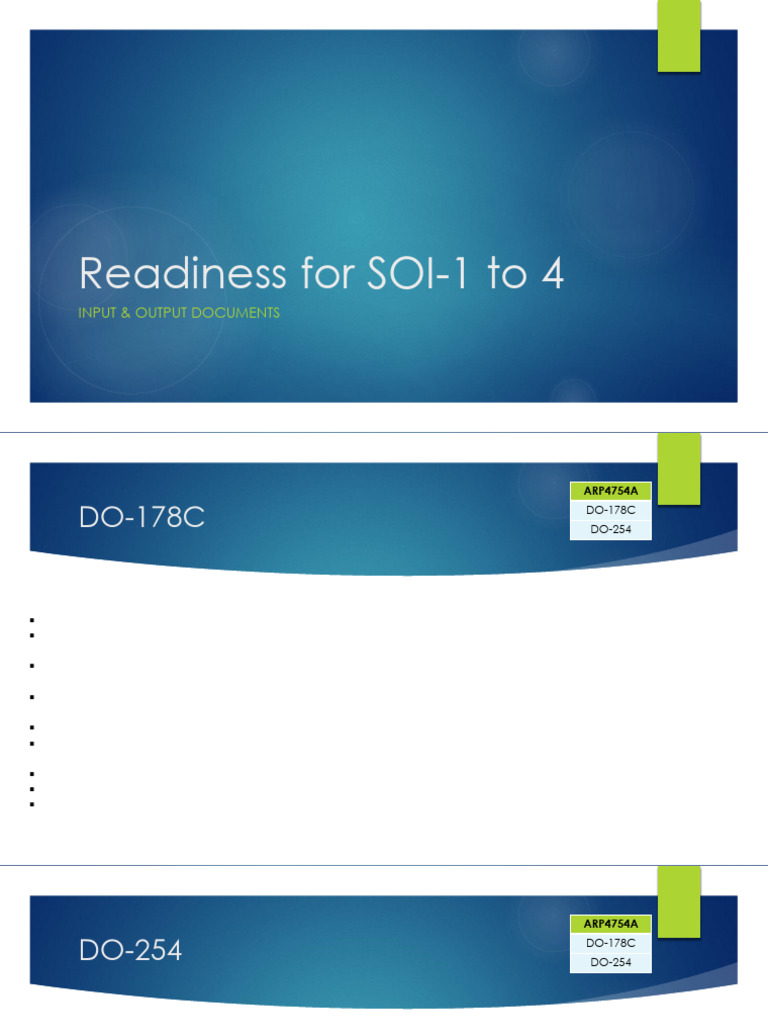 SOI-1 to 4_Preparations | PDF | Systems Engineering | Computing