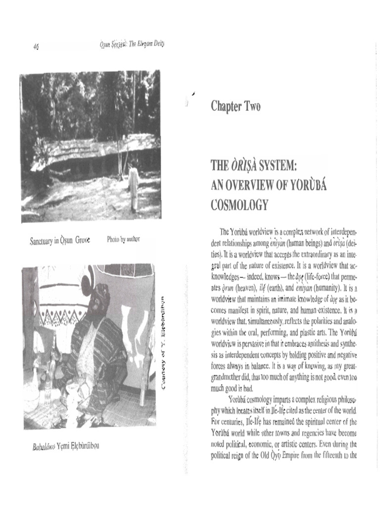 _Osun_Seegesi_Chap_2_The_Orisa_System_Overview_of_Yoruba_Cosmology | PDF | Deities