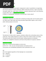 Biochemistry Practice Exam Question and Answers | PDF | Proteolysis | Fatty Acid
