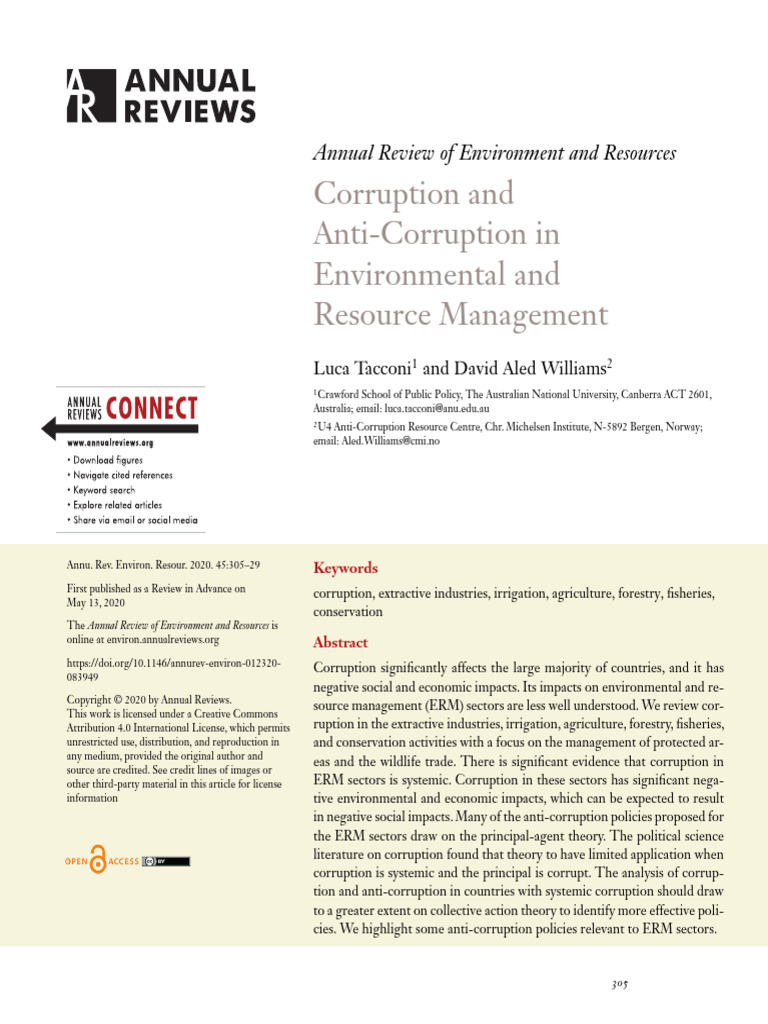 Corruption and Anti Corruption Environment | PDF | Corruption | Political Corruption