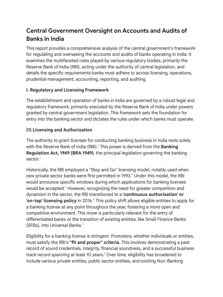 Indian Bank Accounts and Audits | PDF | Basel Iii | Reserve Bank Of India