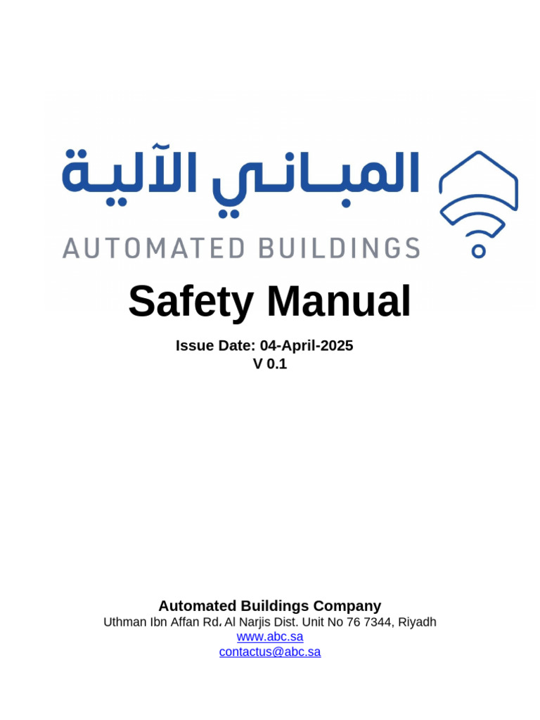 Health and Safety Manual ABC (Updated) | PDF | Asbestos | Safety