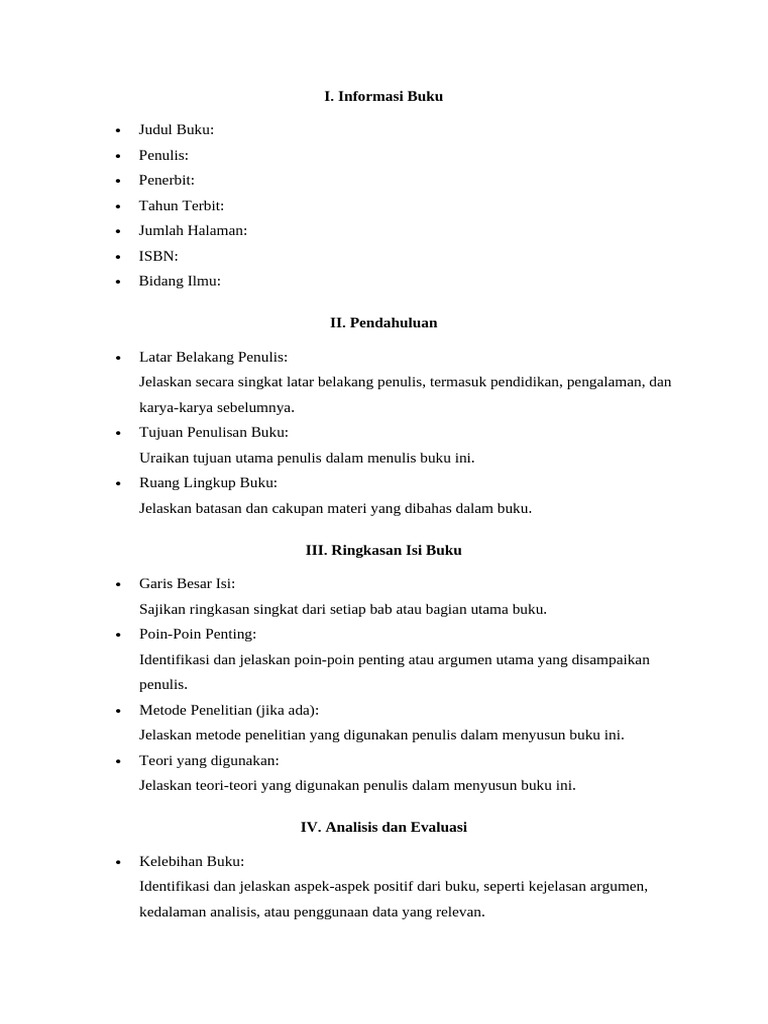 Format Bedah Buku | PDF