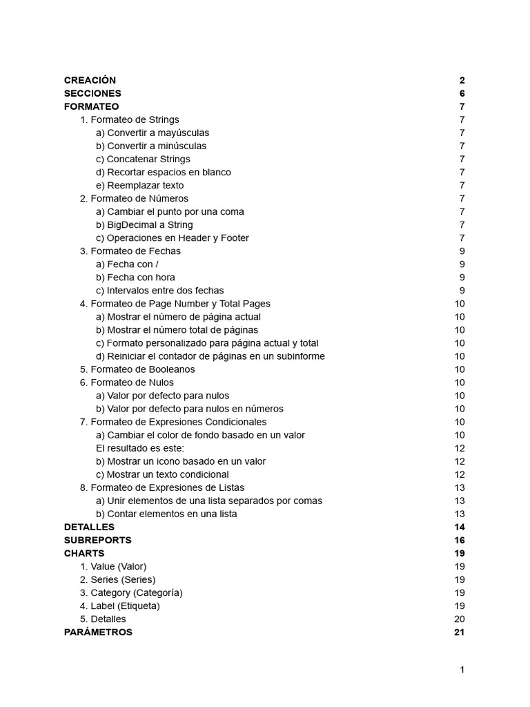 Guía Jaspersoft | PDF | SQL | Paradigmas de programación