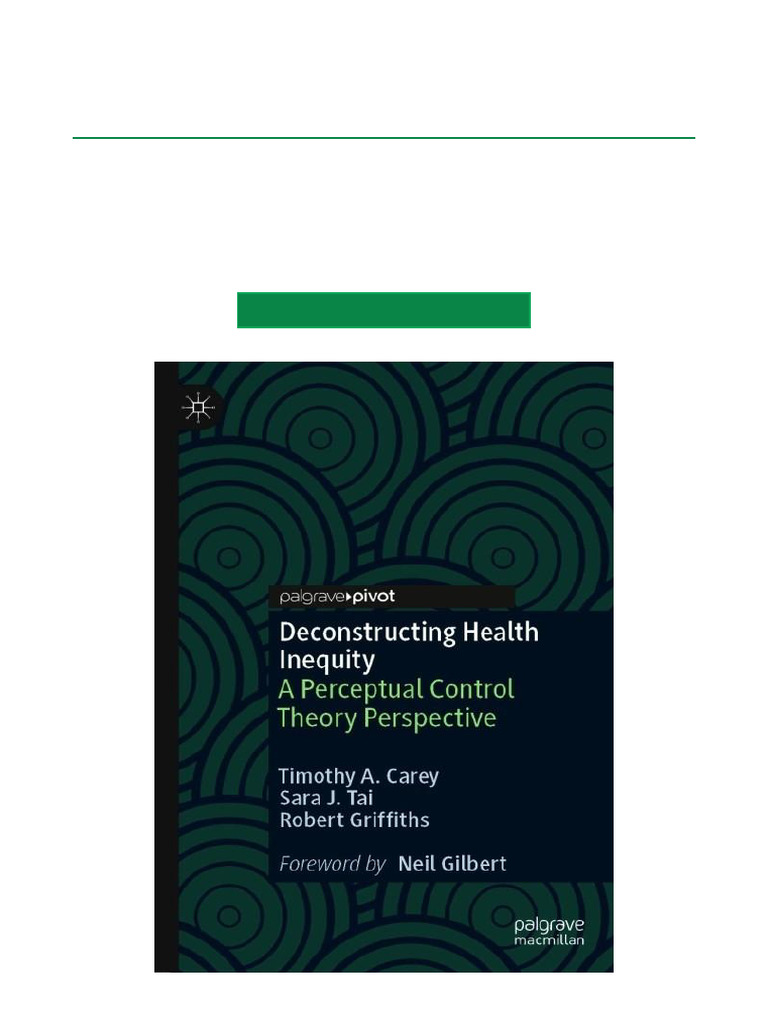 Deconstructing Health Inequity A Perceptual Control Theory Perspective Optimized EPUB Download ...