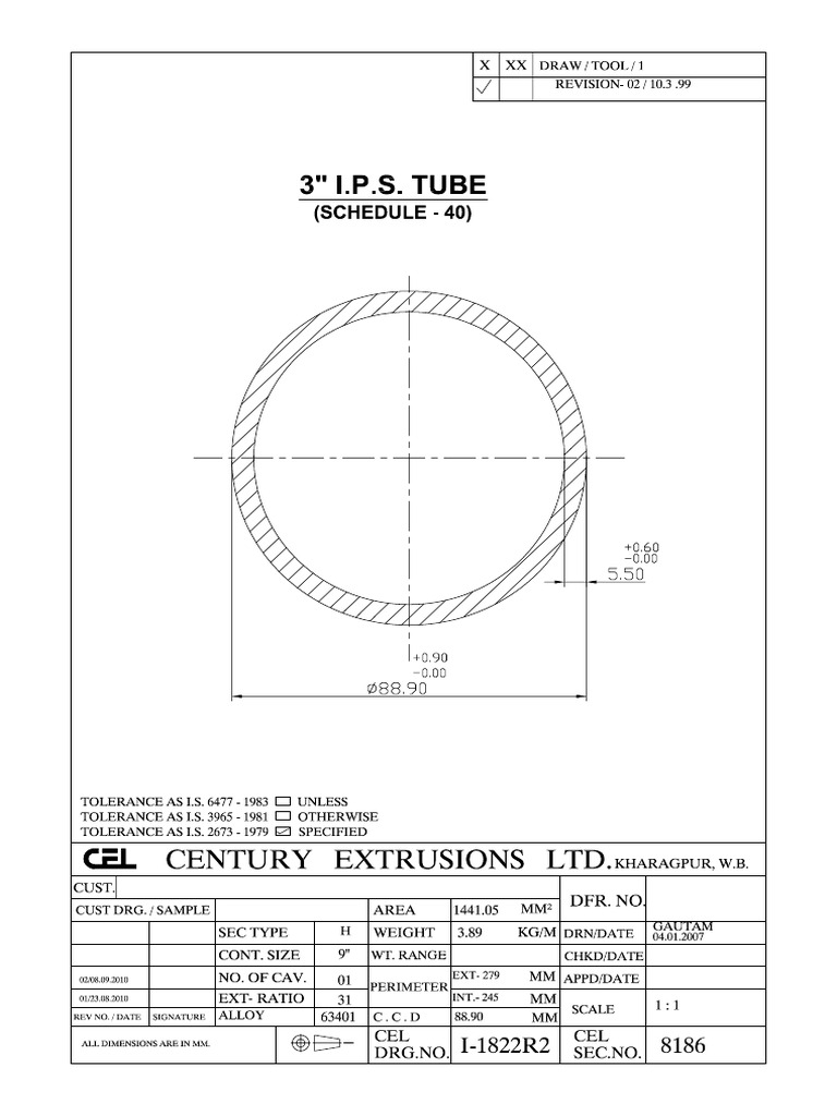3 Inch IPS SCH 40 | PDF