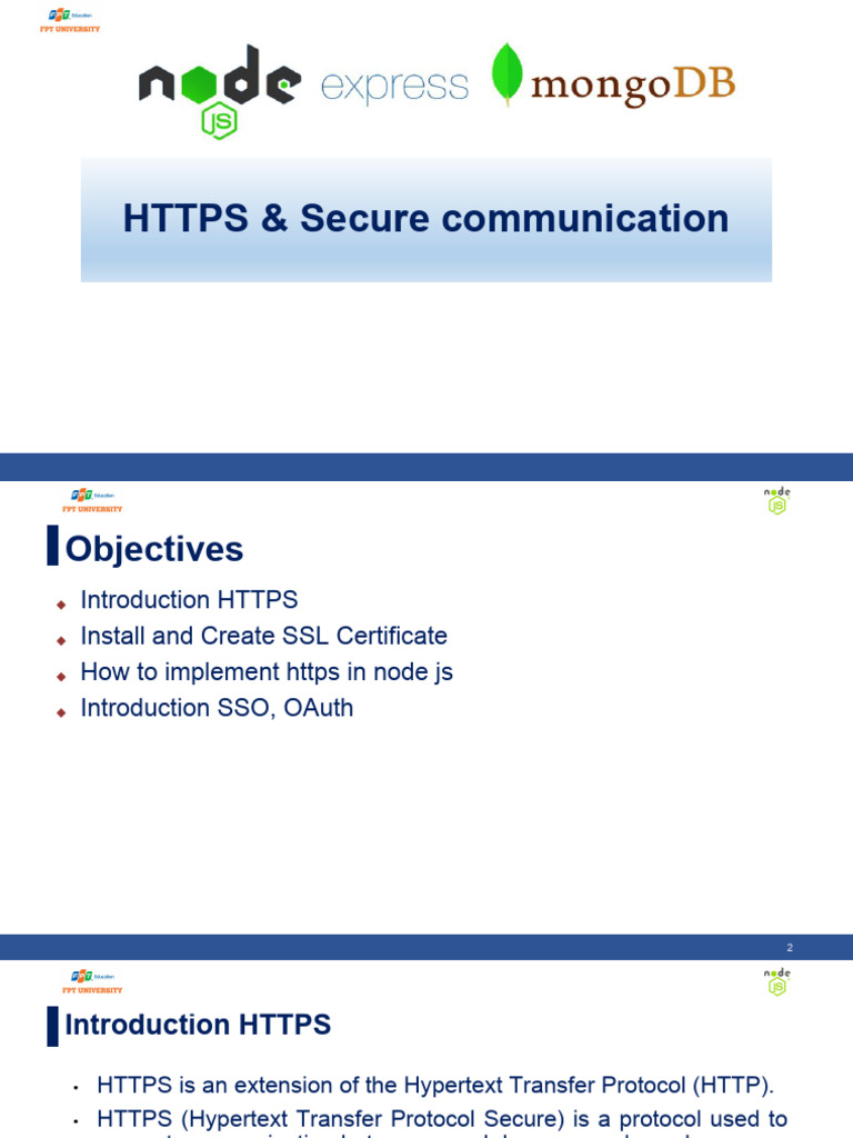 Slot11 HTTPS Secure-Communication | PDF | Transport Layer Security ...