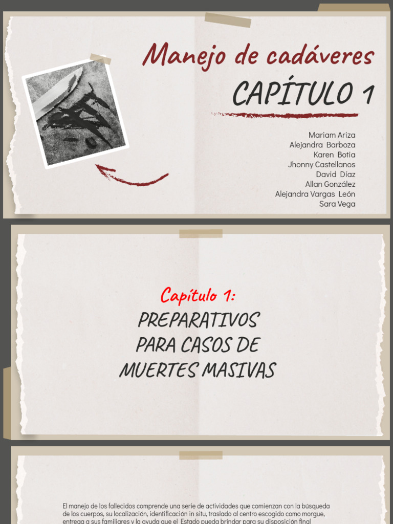 Manejo de Cadáveres Capítulo 1 | PDF | Epidemiología | Simulación