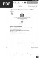 Uce Mocks 2025 Biology Paper One | PDF