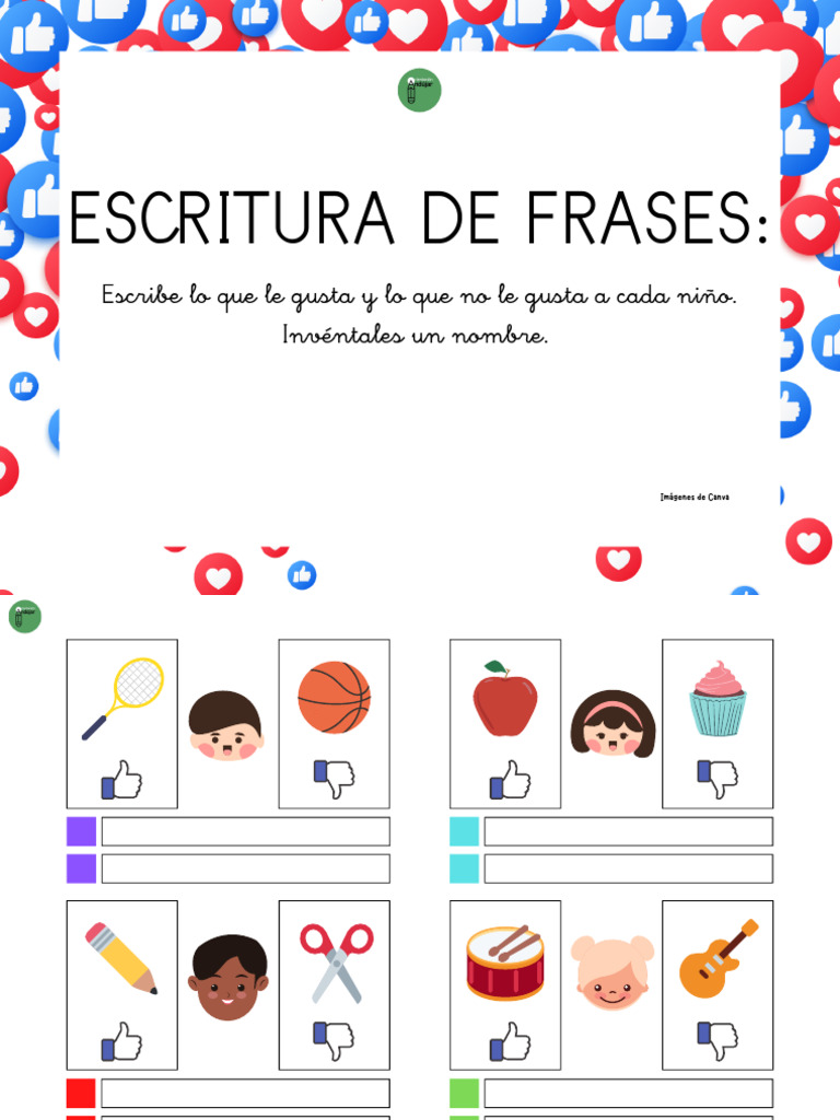 Escribe Lo Que Le Gusta y No | PDF