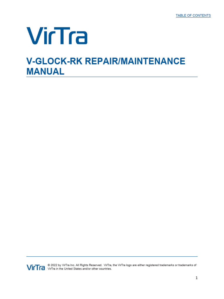 Glock Repair and Maintenance Manual 1 | PDF | Gun Barrel | Magazine ...