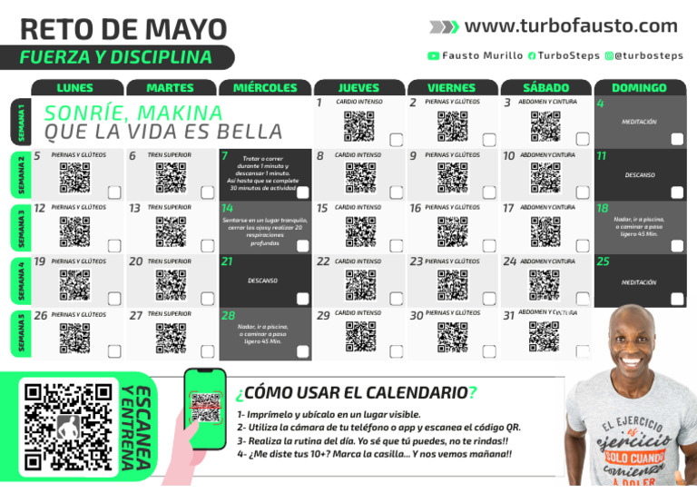 Reto 2025 May Imprimible | PDF