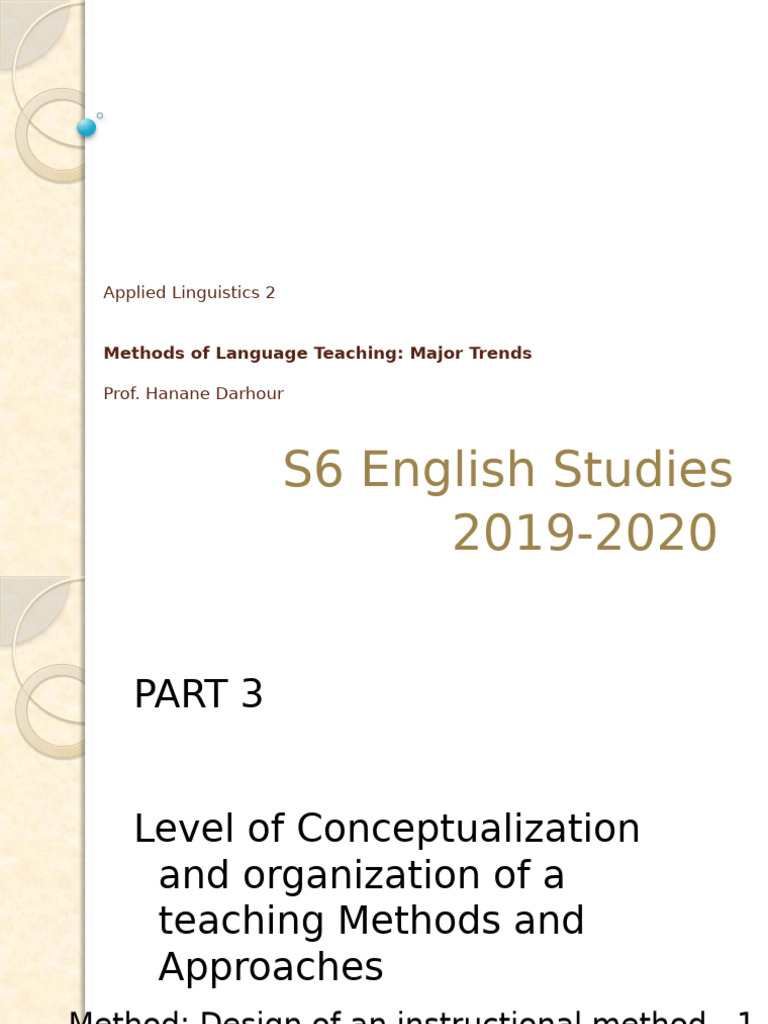 3 Design of An Instructional Method | PDF | Learning | Behaviorism