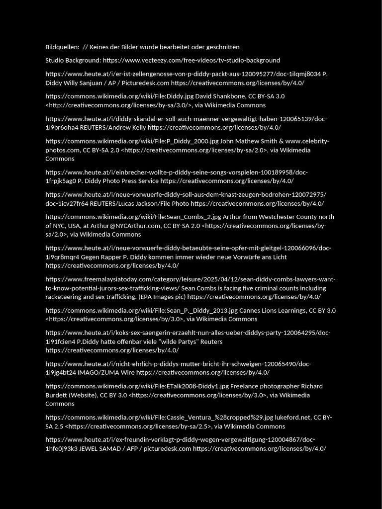 Quellen Diddy Tag 2 | PDF
