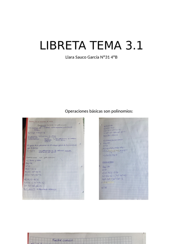 Libreta Tema 1.3 | PDF