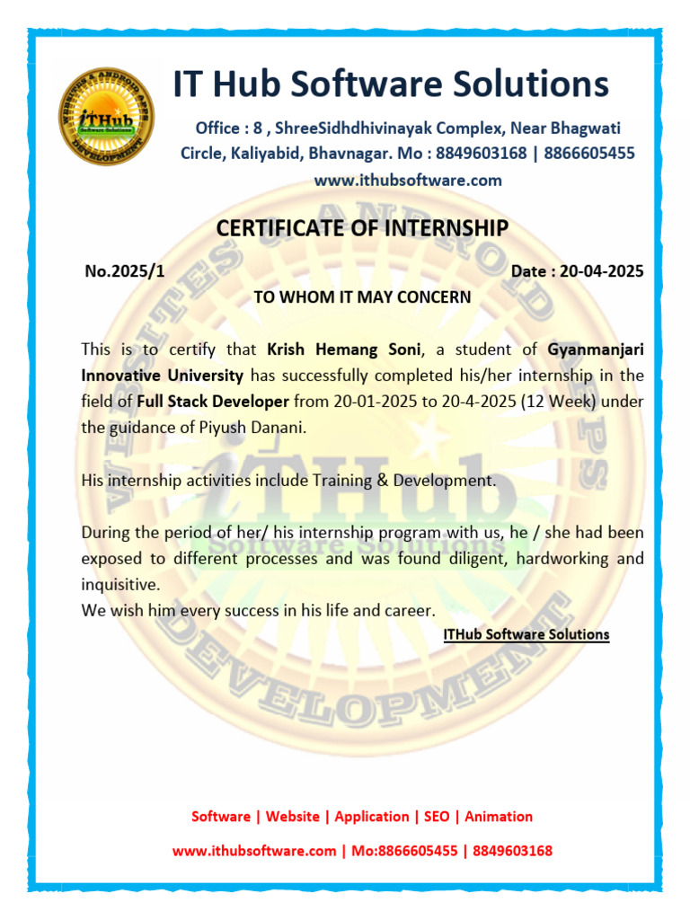 Completion Letter | PDF